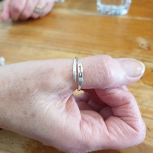 Silver Sewing Needle Ring - Etsy