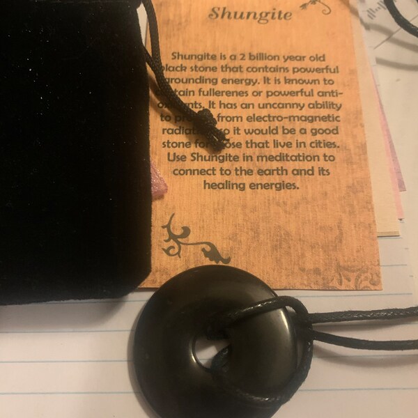 Black Obsidian Pi Stone, Pi Stone With Adjustable Cord - Etsy