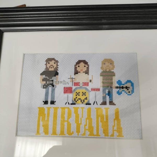 Nirvana - PDF Cross Stitch Pattern - Etsy