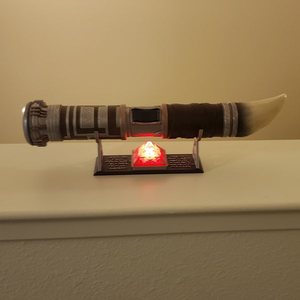 Sith Code LED Lightsaber Display Stand - Etsy
