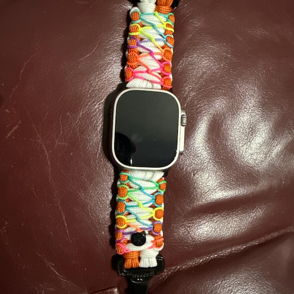 Personalized Paracord Watch Band for Apple Watch Series 1, 2, 3, 4, 5 ...