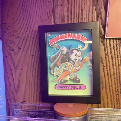 GPK Nasty Nick/evil Eddie 3D Shadow Box Garbage Pail Kids - Etsy