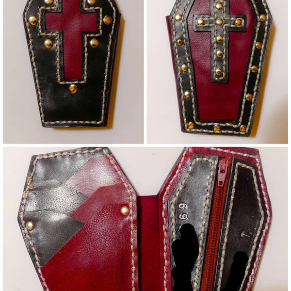 The Coffin Wallet - DIY PDF Pattern for Handcrafted Creations - With ...