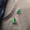 Set of 2 Leaf Patch Leaves Patches Sew on Embroidered Patch Appliqués ...