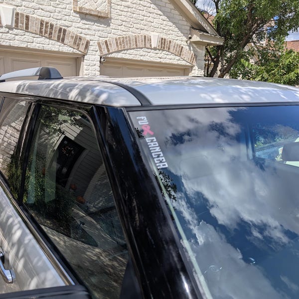 Custom Window Vinyl Pillar (side Windshield) Banner Decal / Sticker ...