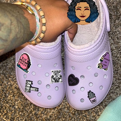 This Anxiety is Chronic but This A is Iconic Croc Charm - Etsy