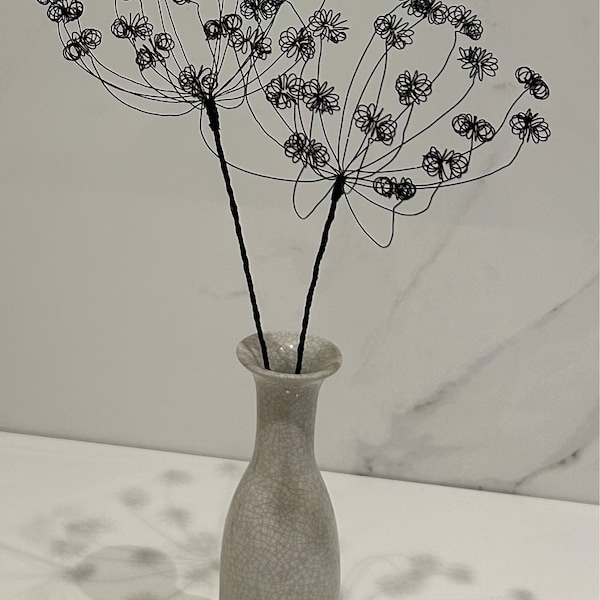 Handmade Wire Allium-wire Flower-allium Sculpture-contemporary ...