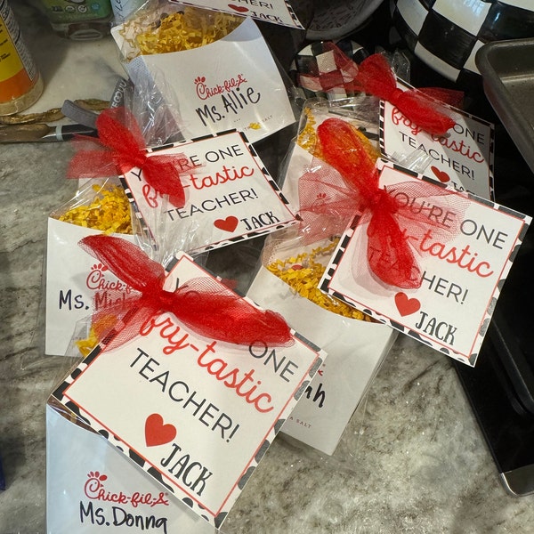 Fry-tastic Teacher Editable Appreciation Card – Printable PDF ...