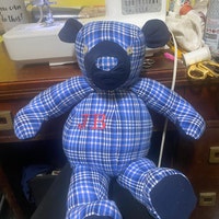 Simple Memory Bear Pattern 18" Easy Bear Pattern Memorial Bear Sewing Tutorial Pattern Sewing ...