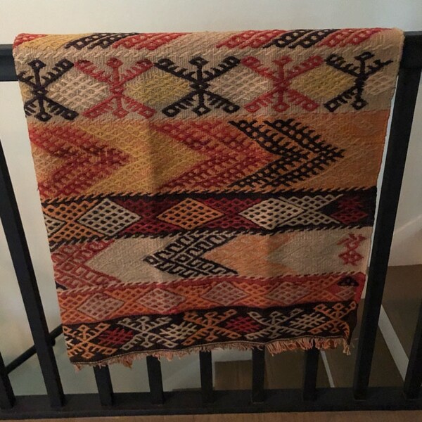 Turkish Kilim, Handmade Kilim Rug, Handwoven Kilim, Small Kilim Rug ...