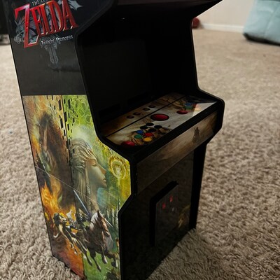 Retro Arcade Desk Top Organizer Arcade Cabinet Business Card - Etsy