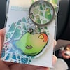 Dangling Lovebird Keychain - Etsy