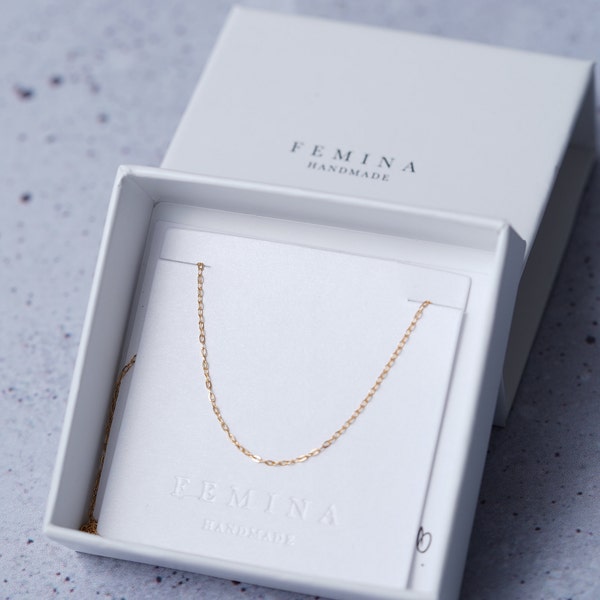 ALEX Necklace • Delicate Chain • Layering Necklace, Choker Necklace ...