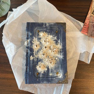 Grand Demonic Grimoire With 4 Eyes Large Dark Necronomicon, Black ...