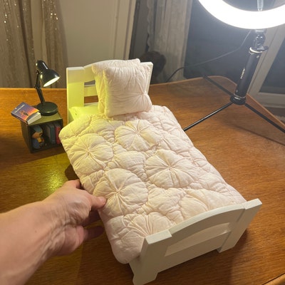 Bed for 12 Inch Doll / 1:6 Scale Bed/ Modern Bed - Etsy