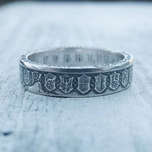 Polish Silver Coin Ring Poland Souvenir From Poland Rings From Coins ...