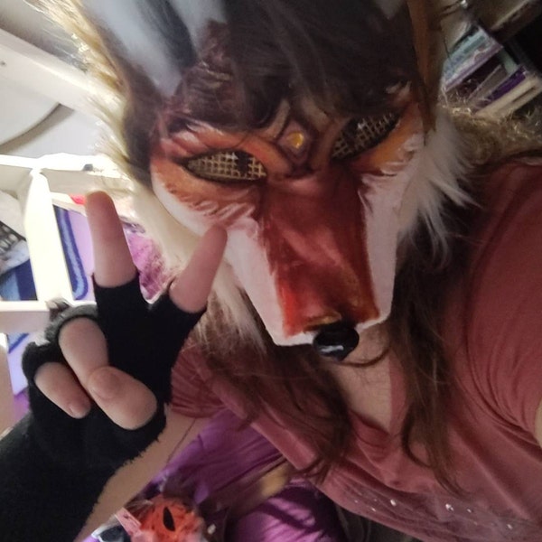 Custom Therian Masks Fox, Wolf, Cat, Animal Masks for Therians ...