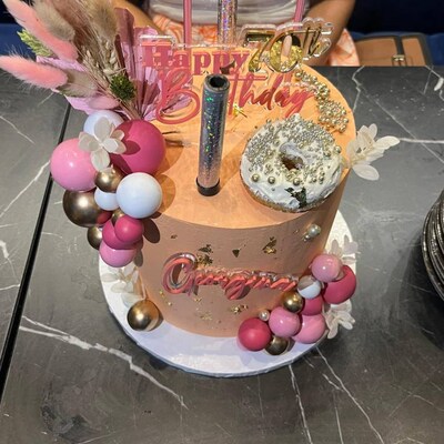 Personalised Double Layer Topper Swirly Style, Wedding Cake Topper ...