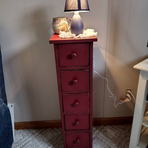 Rustic Style Chest of Drawers, Candle Stand, Apothecary - Etsy