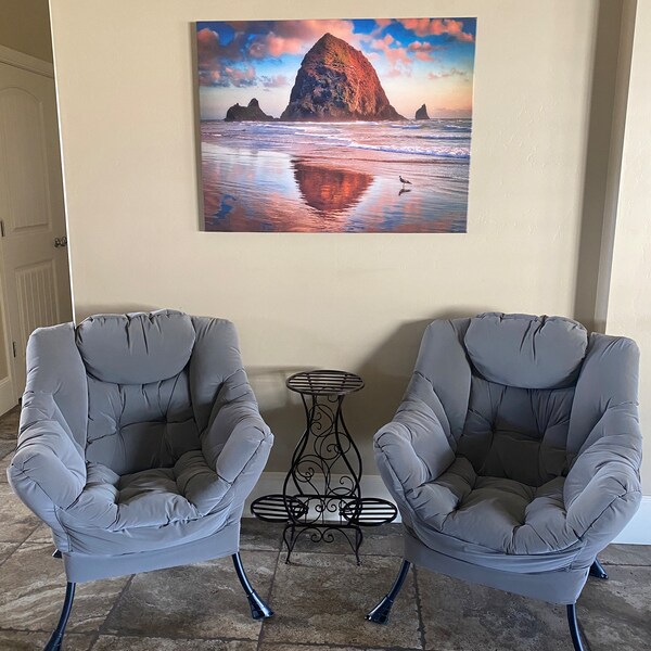 Cannon Beach Haystack Rock Night Sky Wall Art - Oregon Photo Print ...