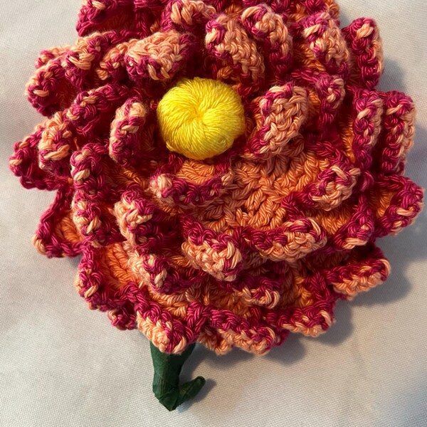 Old English Rose Crochet Pattern PDF - Etsy