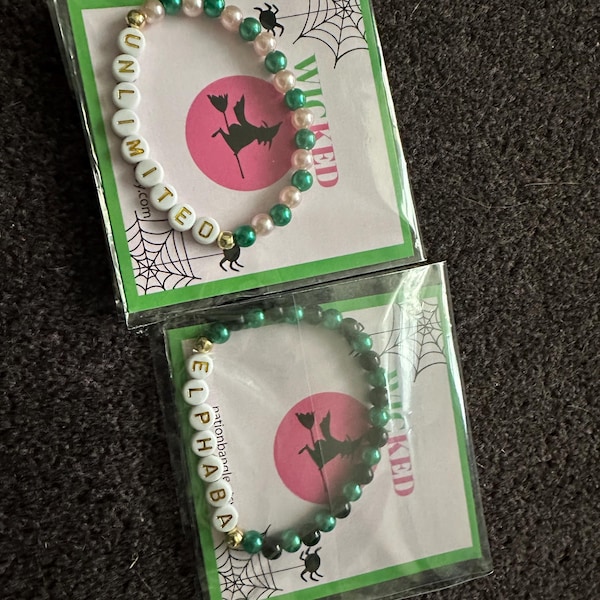 Wicked Musical Themed Party Favors/bad Friend Birthday Bag Gift/elphaba ...