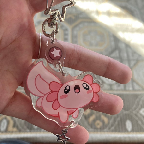 King Ghidorah Keychain Charm • Acrylic • Charm • Epoxy • Chibi ...