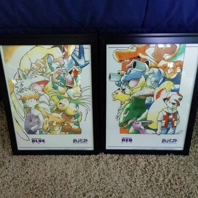Pokémon R/B/Y Gym Leaders and Red/blue Set of 10 A4 Sized Posters - Etsy