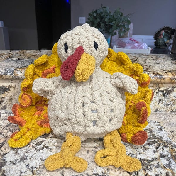 Fingerknit Chunky Elephant Plushie Pattern With Video Tutorial Elephant ...