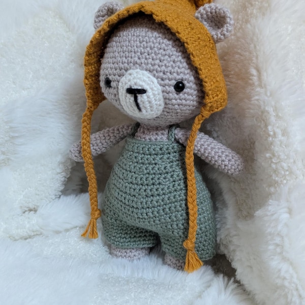 Theodore the Bear Digital PDF Amigurumi Crochet PATTERN ONLY in English ...