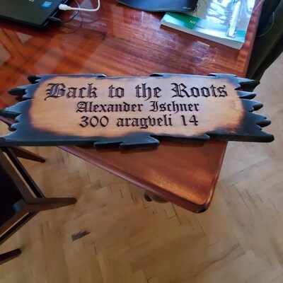 Personalized Western Wood Address Sign, Custom Outdoor Address, Cabin ...