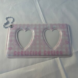 Kpop Photocard Frame Card, Heart Beam Deco Frame, Kpop Photocard ...