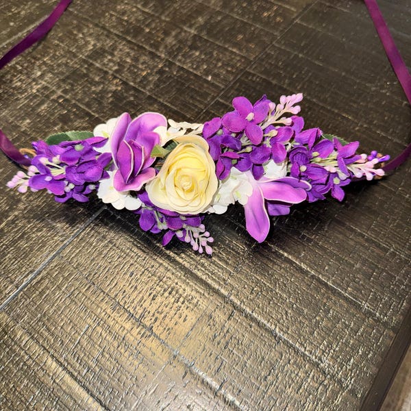 Purple Bridal Bouquet, Plum Lilac Lavender Real Touch Roses Calla Lily ...