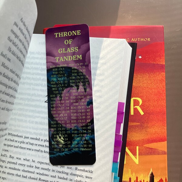 Throne of Glass Tandem Bookmarks | SJM Bookmarks | Acotar | Crescent ...