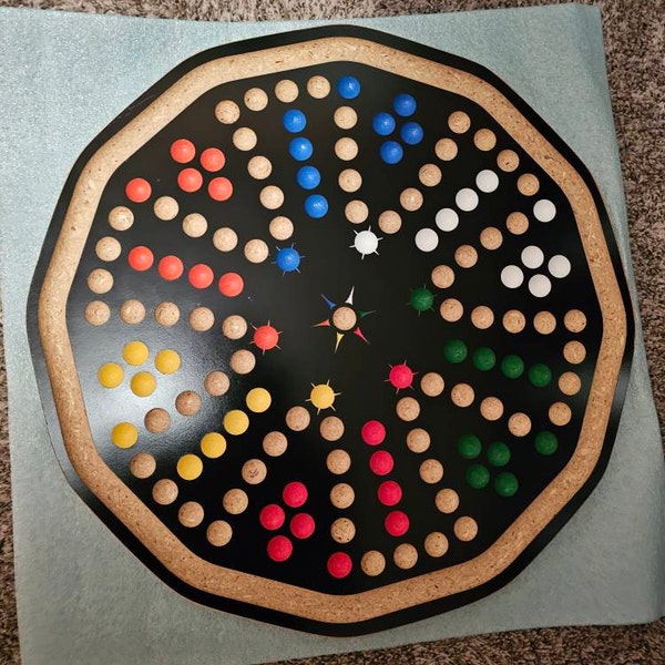 20" Aggravation With Large 7/8" Marbles / Wahoo / Marbles Board, Double ...