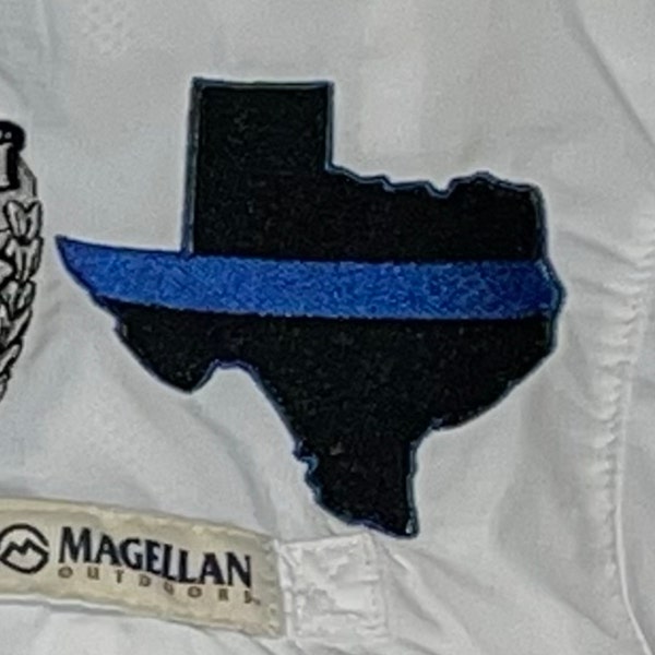 BUY 2, GET 1 FREE - Texas Blue Ribbon Police Support Filled Machine ...