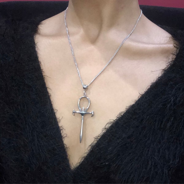 Vampire Ankh Pendant (2styles) - Occult Goth Gothic Dracula Order ...