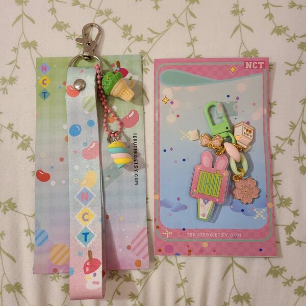 NCT Key Ring Bunny Photocard Album Keychain (keychain Only) - Etsy