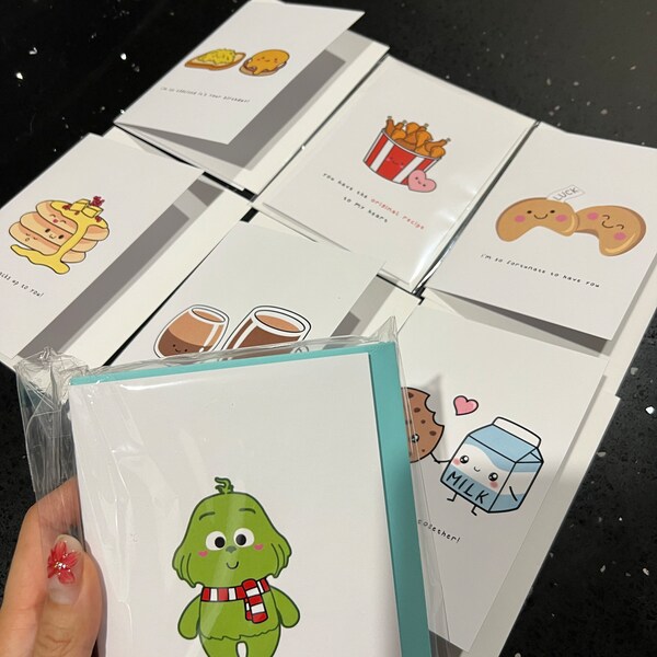 Fried Chicken Birthday Card KFC greeting Card, Food Pun Card, Cute Card ...