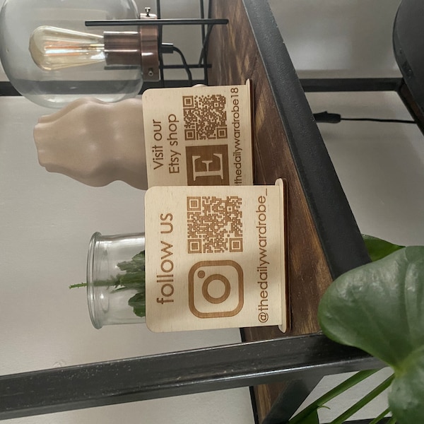 Social Media QR Code Sign | Instagram/facebook QR Code | Follow Us Sign ...