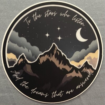ACOTAR Officially Licensed Sticker to the Stars Who Listen, and the ...