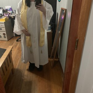 Ceremonial TAU Robe With HOOD OTO Golden Dawn Magick Thelema - Etsy