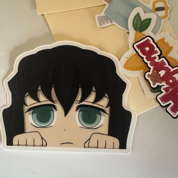 Mist Boy Demon Slayer Tokito Muichirou Vinyl Peeker - Etsy