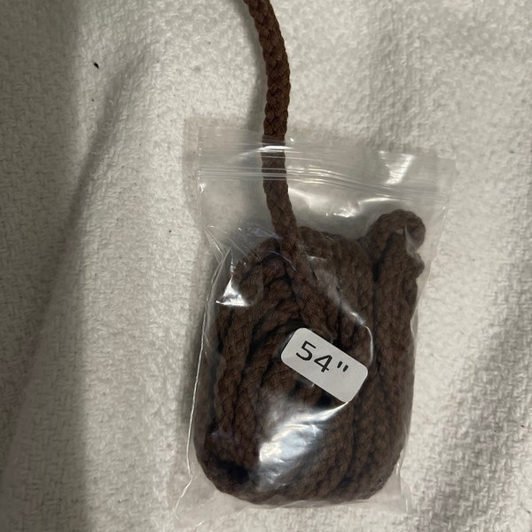 Thin Brown Travis Scott SB Dunk Rope Shoe Laces 5 Mm Braided Shoelaces ...