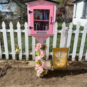 LITTLE FREE LIBRARY® Two Story Modern With Official Charter Sign ...