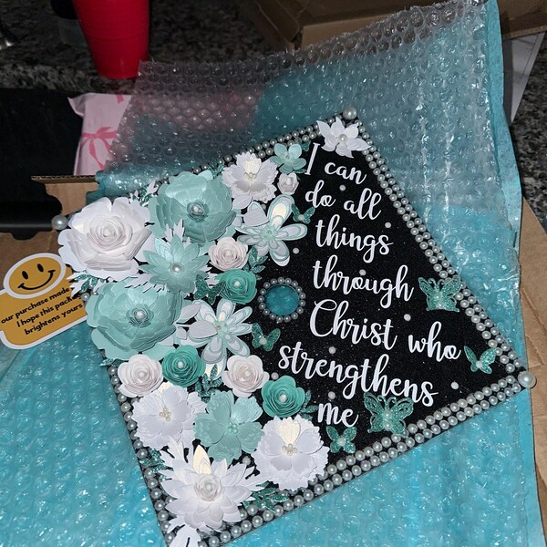 Custom Graduation Cap Topper Personalized Grad Cap - Senior Class of ...