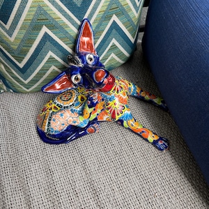 Donkey Ceramic Talavera Mexican Burrito Pottery Decor Mexican Folk Art ...