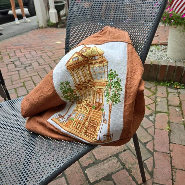 Upcycled Quilt Jean Jacket Cottage Core - Etsy