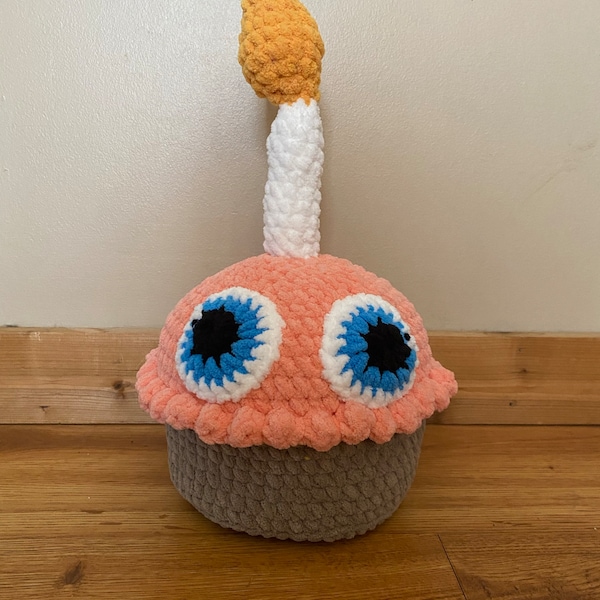 Giant Plush Cupcake Crochet Pattern, Jumbo Amigurumi Pattern, Crochet ...