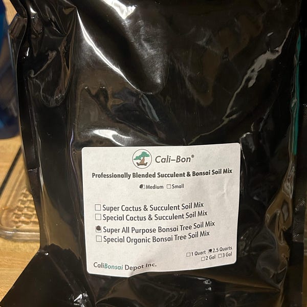 Cali-bon Super Blend All Purpose Organic Bonsai Soil With Coarse Sand ...